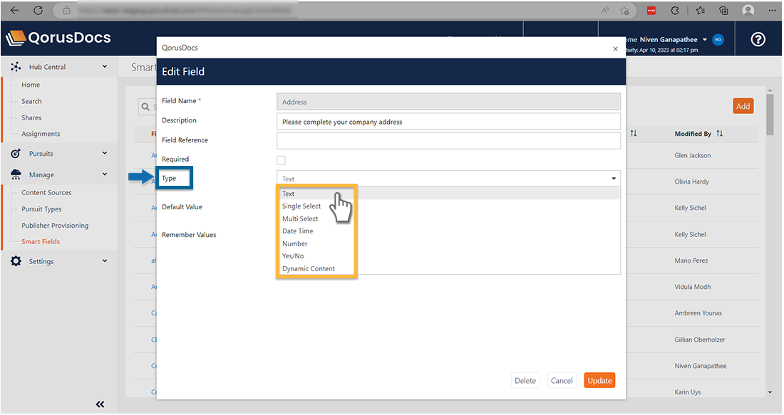 How to create Smart Fields – Help Center