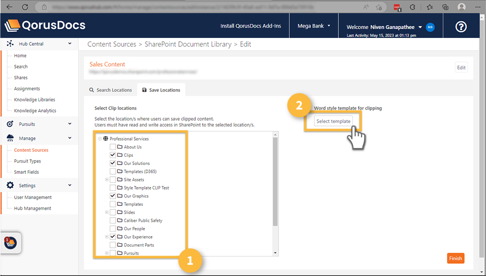 Connect SharePoint Online Libraries – Help Center
