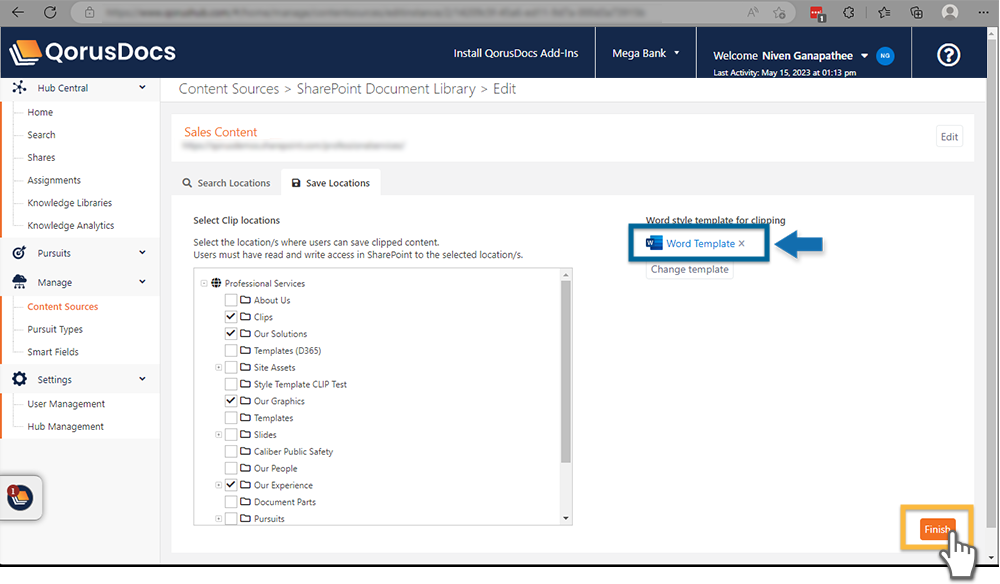 Connect SharePoint Online Libraries – Help Center