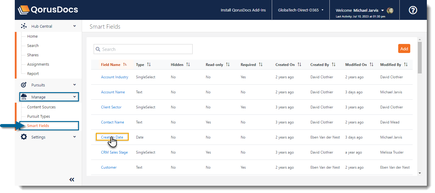 Smart Field Types – Help Center