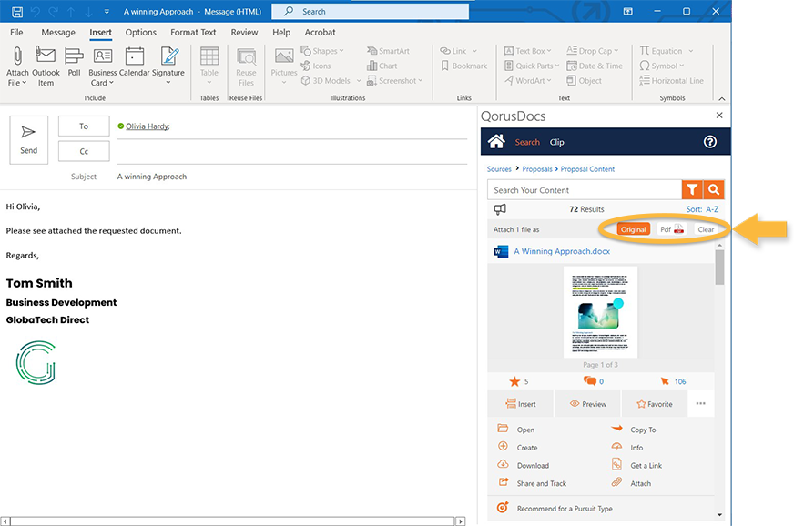 Attach files and insert links – Help Center