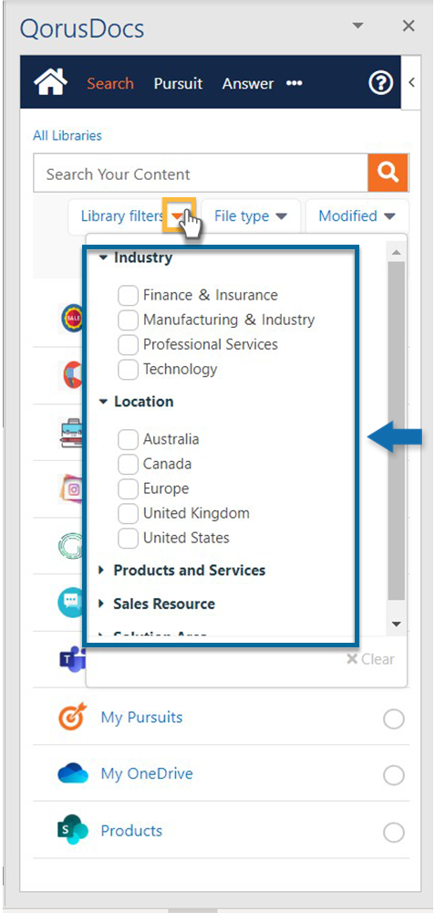 How to filter searches and sort results – Help Center