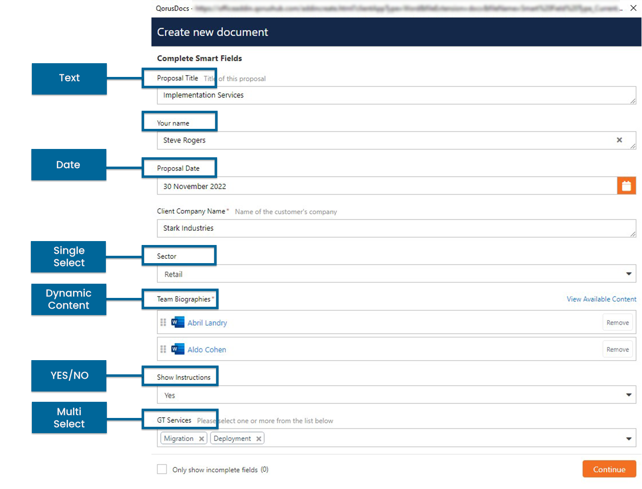Smart Field Types – Help Center